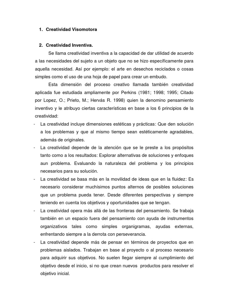 Creatividad Inventiva | PDF | Creatividad | Diseño