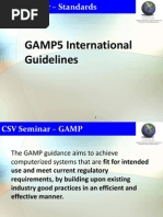 GAMP 5 Guidelines for Biopharma Validation | PDF | Product Lifecycle ...