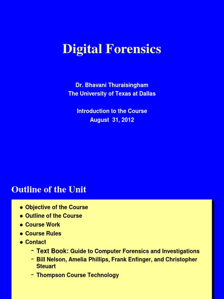 Introduction | PDF | Digital Forensics | Computer Forensics
