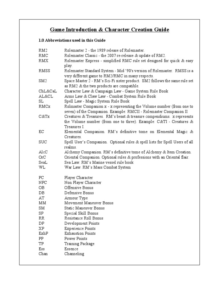 FRP Character Sheet & Creation Guide | PDF | Elf (Dungeons & Dragons ...