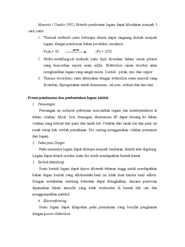 Tutorial Logam Alloy | PDF