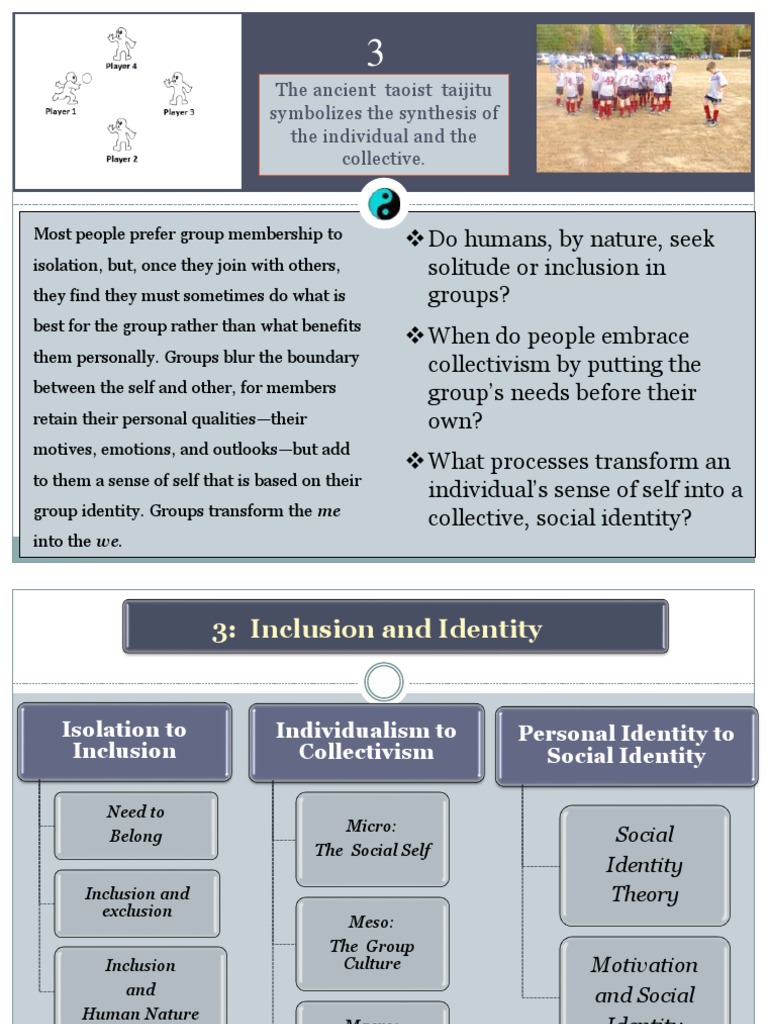 Inclusion and Identity 2013 | PDF | Social Group | Identity (Social ...