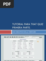 Manual de Thatquiz | PDF