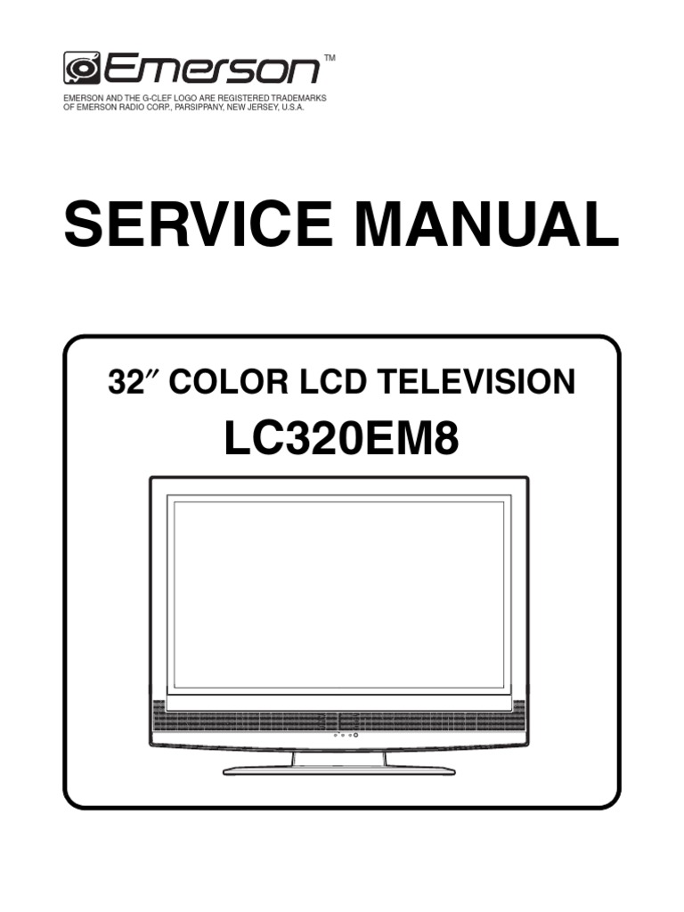 Emerson Lc320em8 | PDF | Power Supply | Soldering