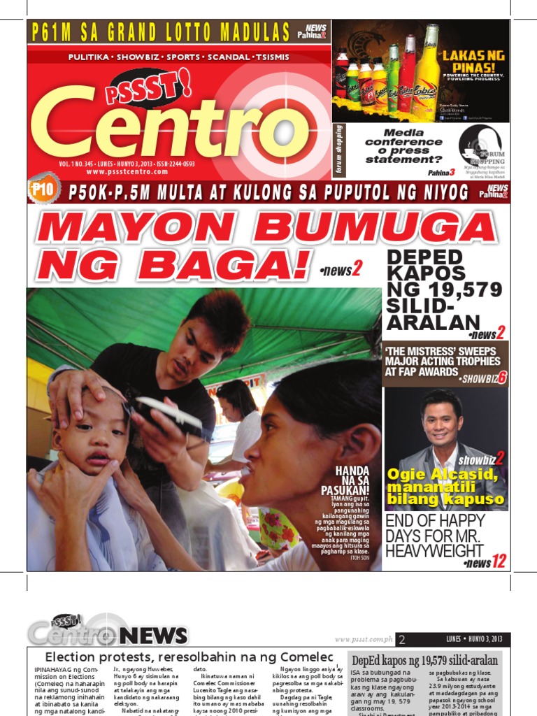 PSSST Centro June 03 2013 Issue | PDF