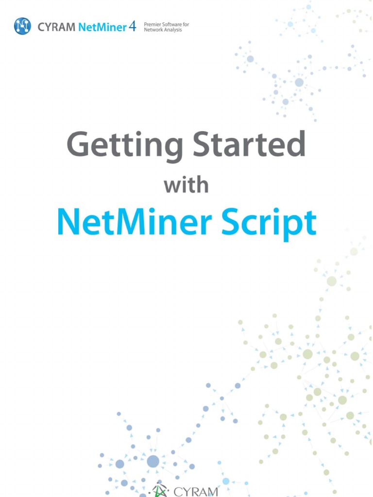 Getting Started With NetMiner Script | PDF | Scripting Language | Python (Programming Language)