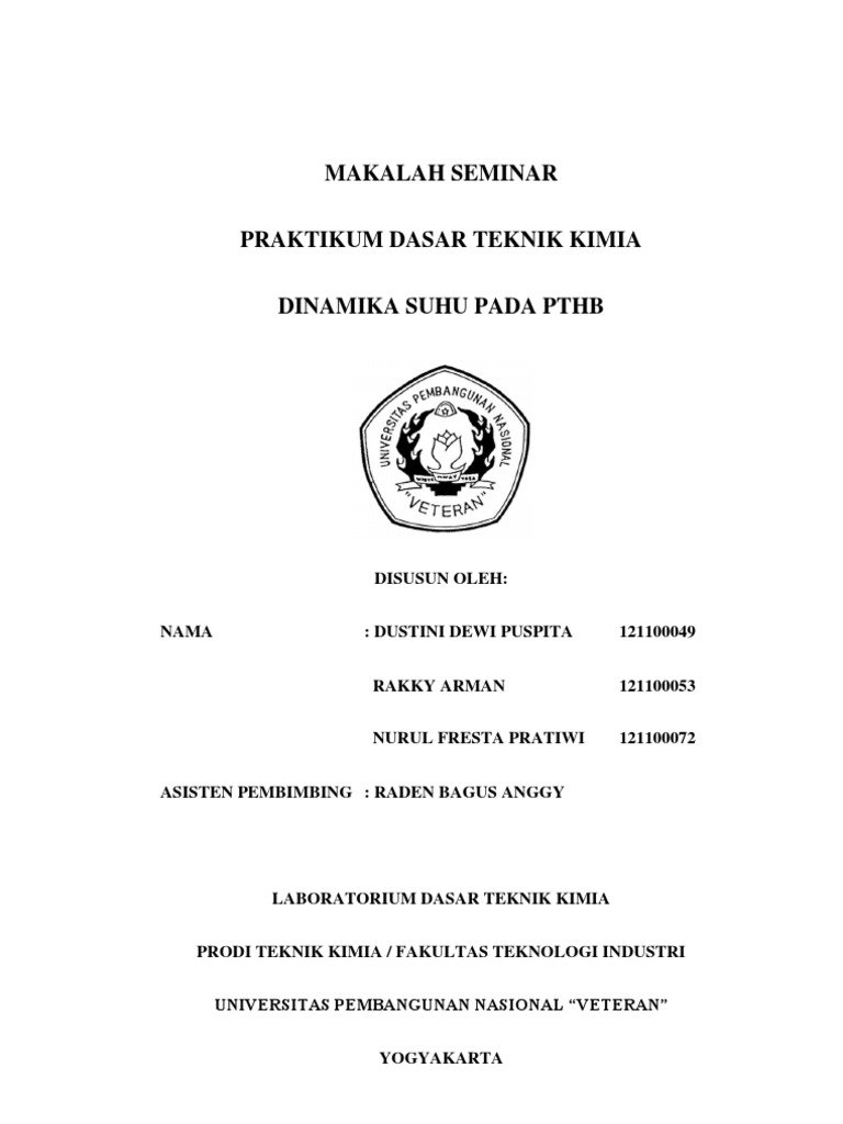 PTHB (Pemanas Tangki Horizontal Berpengaduk) | PDF