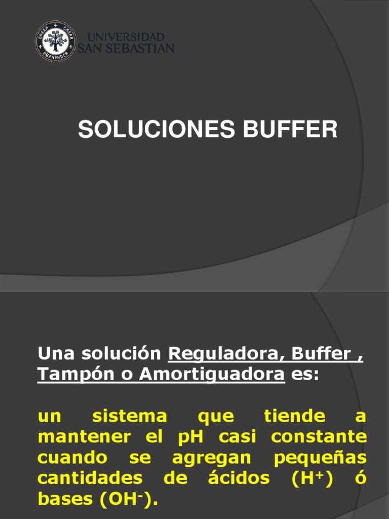 Solucion Buffer | Solución tampón | Ramas de la termodinámica