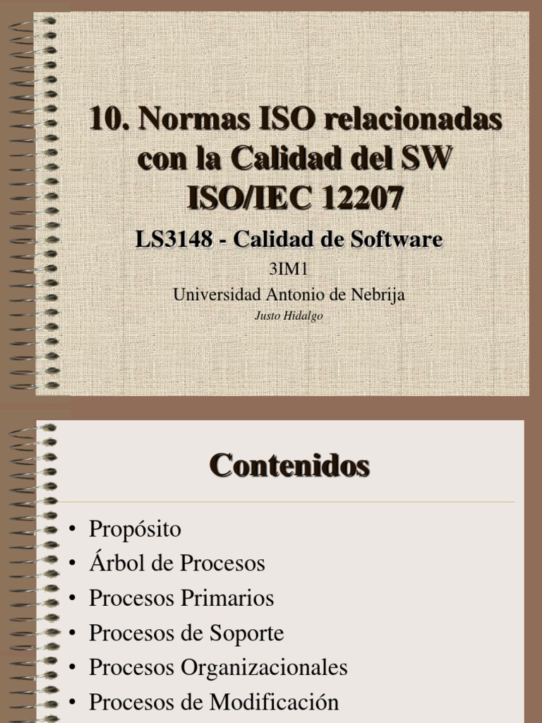 10b - ISO 12207 | PDF | Organización internacional para la ...