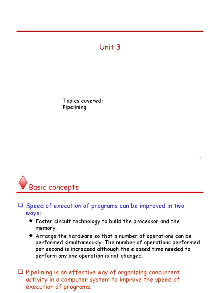 Coa Lecture Unit 3 Pipelining | PDF | Instruction Set | Central ... Coa Lecture Unit 3 Pipelining | PDF | Instruction Set | Central ...