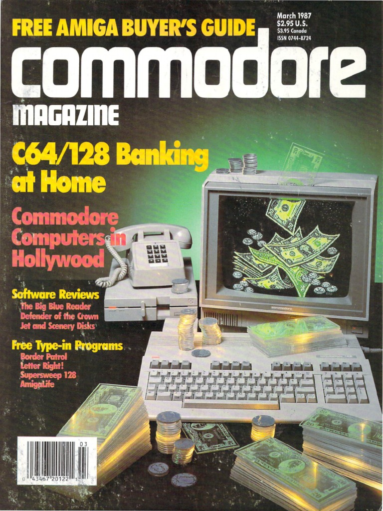 Commodore Magazine Vol-08-N03 1987 Mar | PDF | Spreadsheet | Software