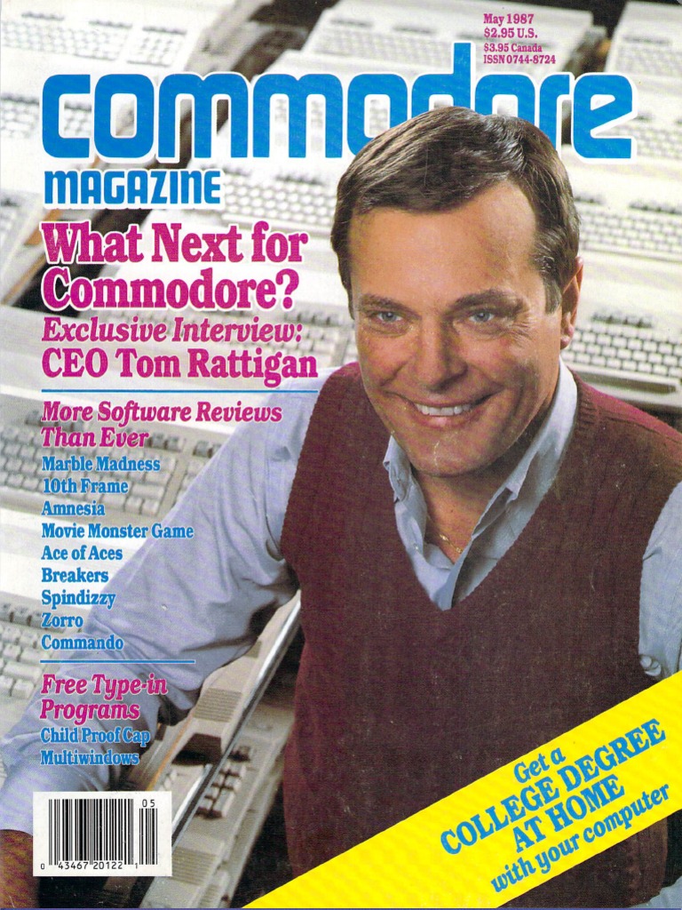 Commodore Magazine Vol-08-N05 1987 May | PDF | Spreadsheet | Floppy Disk