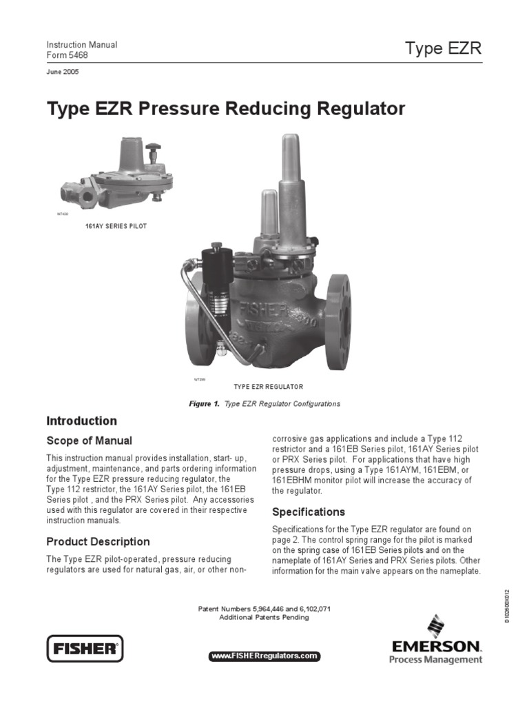EZR Manual | PDF | Valve | Pipe (Fluid Conveyance)
