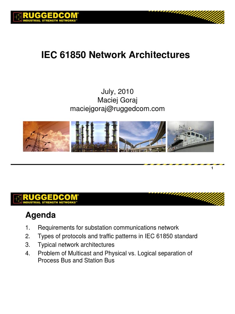 IEC 61850 Network Architectures | PDF