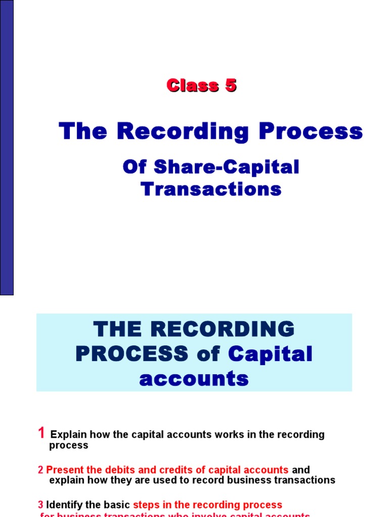 Share Capital: Debit or Credit Analysis | PDF | Debits And Credits ...