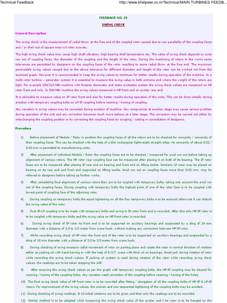Swing Check | PDF | Screw | Bearing (Mechanical)