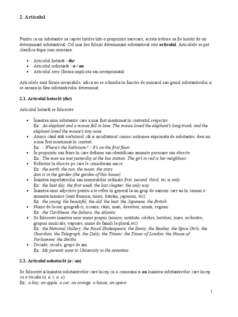 Articolul | PDF