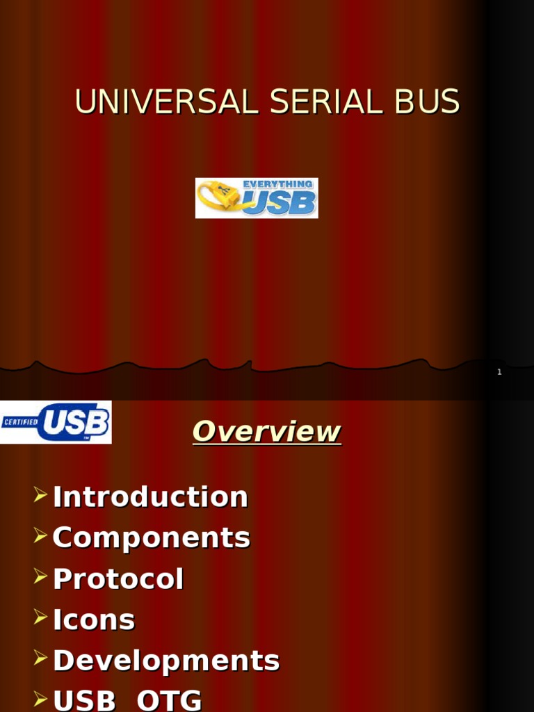 Universal Serial Bus | PDF | Usb | Electrical Connector