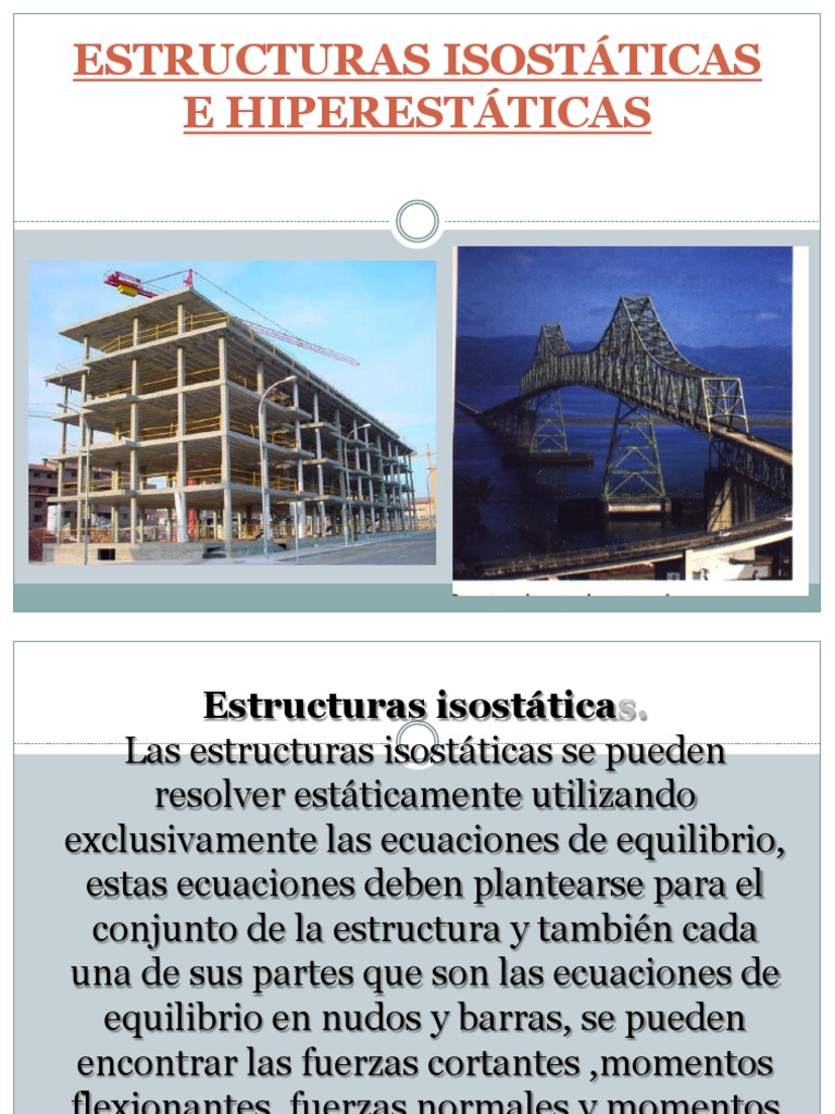 ESTRUCTURAS ISOSTÁTICAS E HIPERESTÁTICAS5