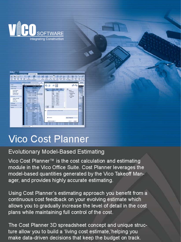 Vico Cost Planner Bim Estimating Software | Download Free PDF ...
