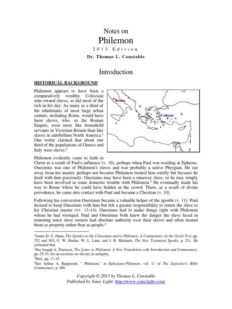 Phi Lemon | PDF | Epistle To Philemon | Epistle To The Colossians