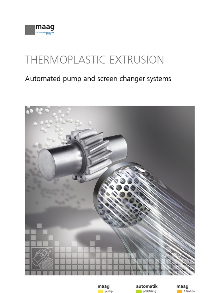 Assets Maag Brochures Extrusion en 03 11 Eu | PDF | Extrusion | Pump
