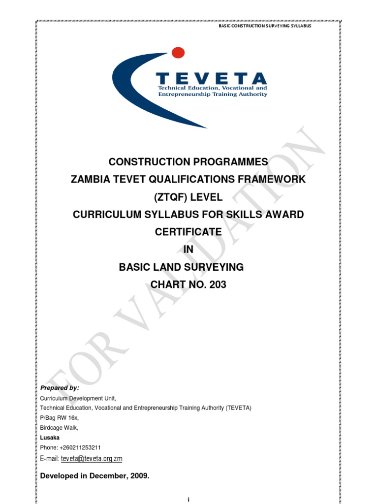 Basic Construction Surveying Syllabus-Edited Saturday | PDF | Surveying ...