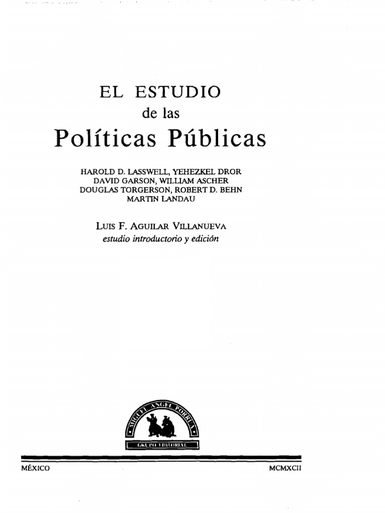 Lasswell, Harold - La Orientacion Hacia Las Politicas | PDF | Science ...