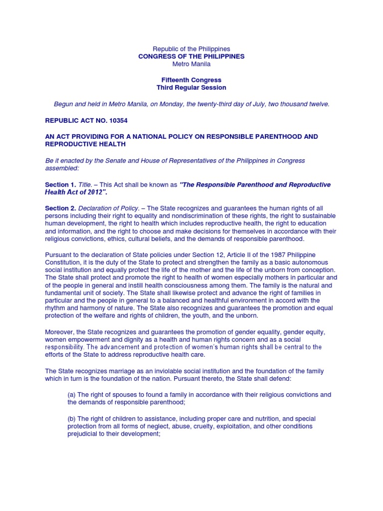 RH Law | PDF