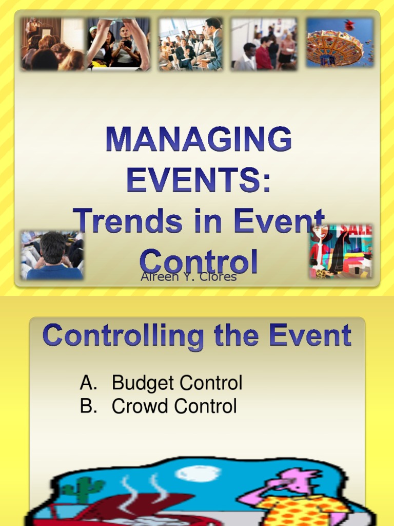 Managing Events | PDF | Bookkeeping | Budget