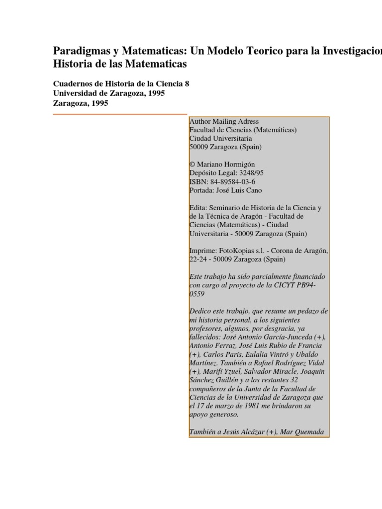Paradigmas y Matematicas | PDF | Karl Popper | Enseñanza de matemática
