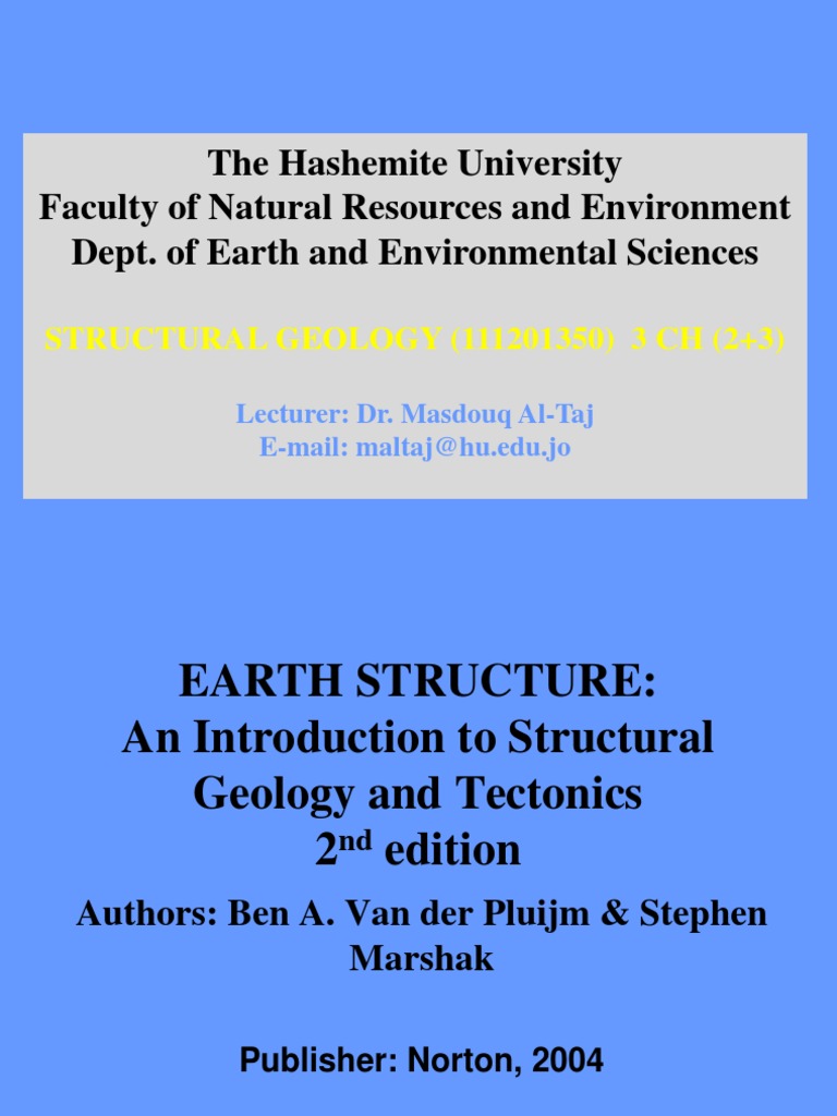 Introduction to Structural Geology Course | PDF | Structural Geology ...