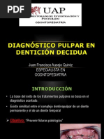 Diagnostico Pulpar y Periapical | PDF | Dolor | Inflamación