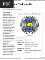 Taekwondo Encyclopedia Volume IX | PDF