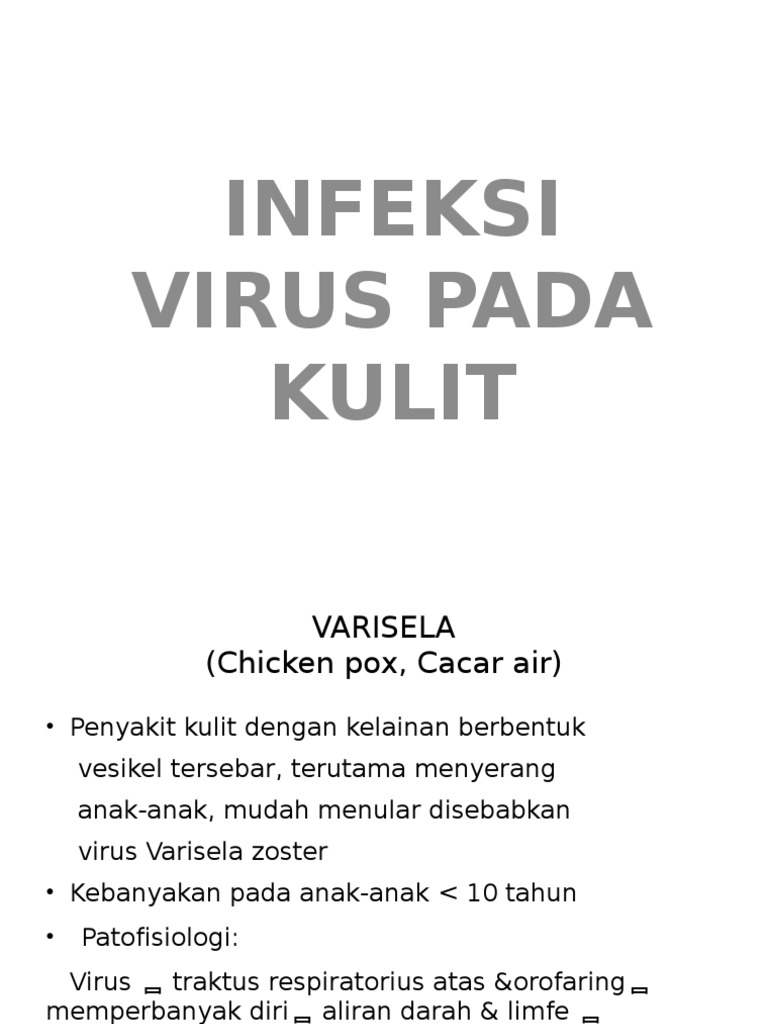 Infeksi Virus Pada Kulit