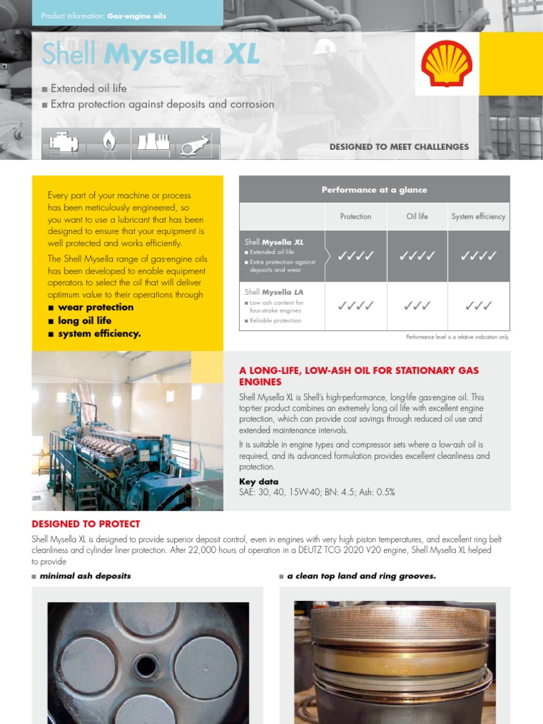 Shell Xl-40 brochure | Lubricant | Engines