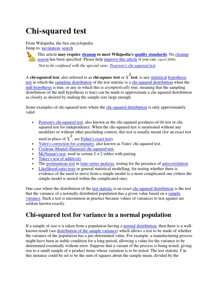 An Overview of the Chi-Squared Test: Applications, Assumptions, and ...