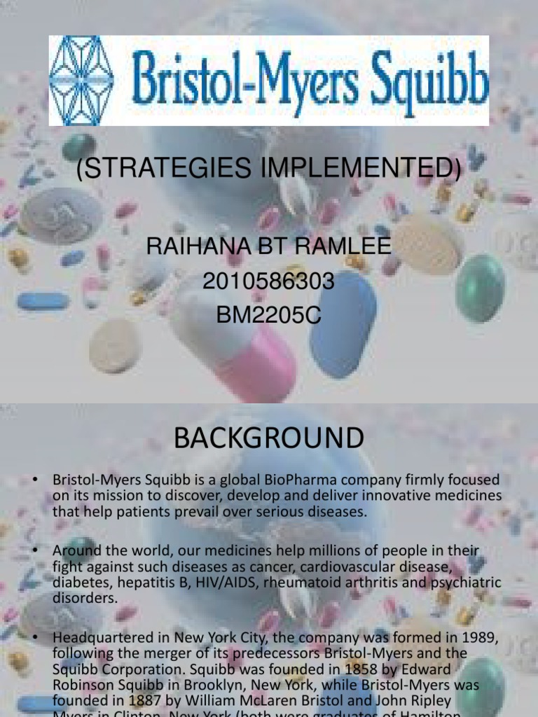 Case Study Bms | PDF | Life Sciences | Pharmaceutical
