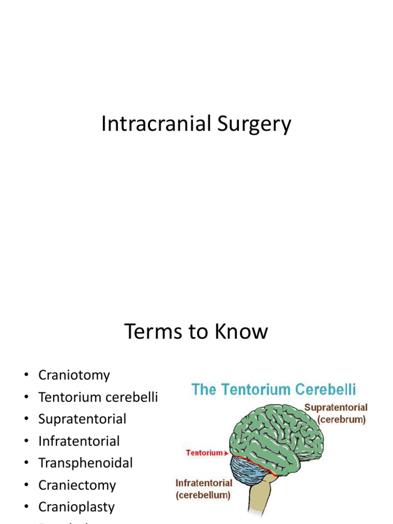 Intracranial Surgery | PDF | Clinical Medicine | Medical Specialties