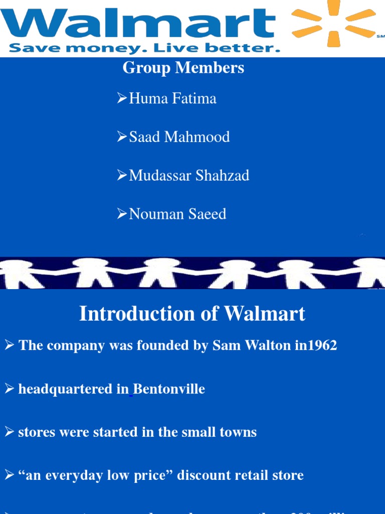 Introduction of Walmart | PDF | Walmart | Retail