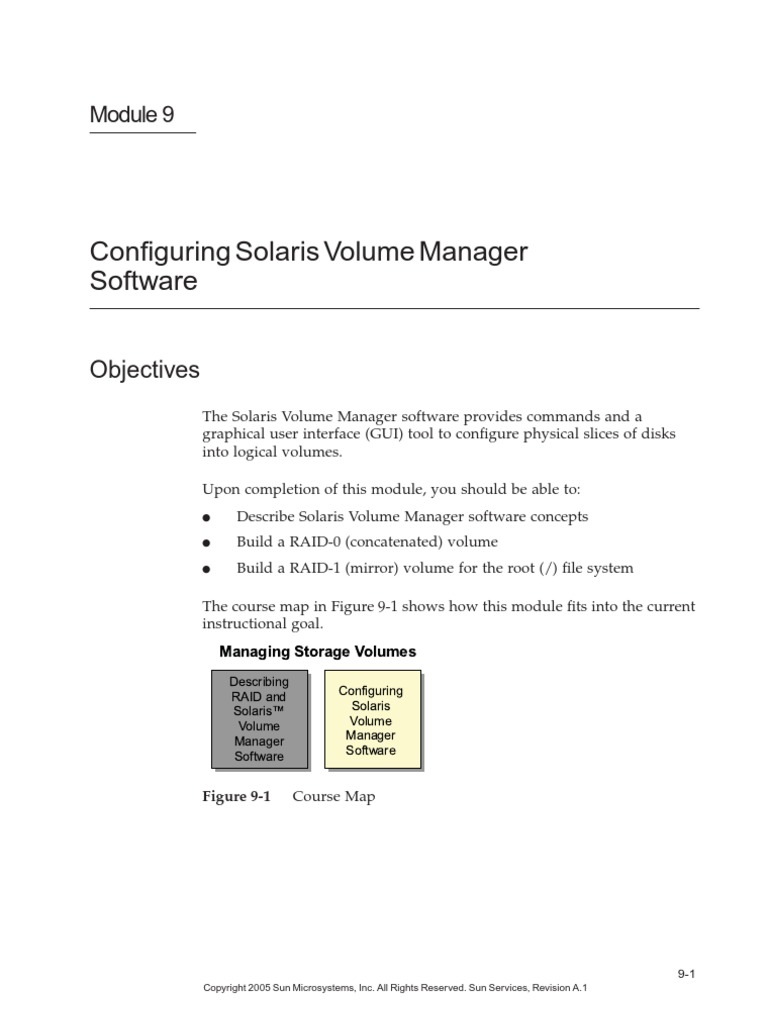 Configuring Solaris Volume Manager Software: Objectives | PDF | File System | Operating System