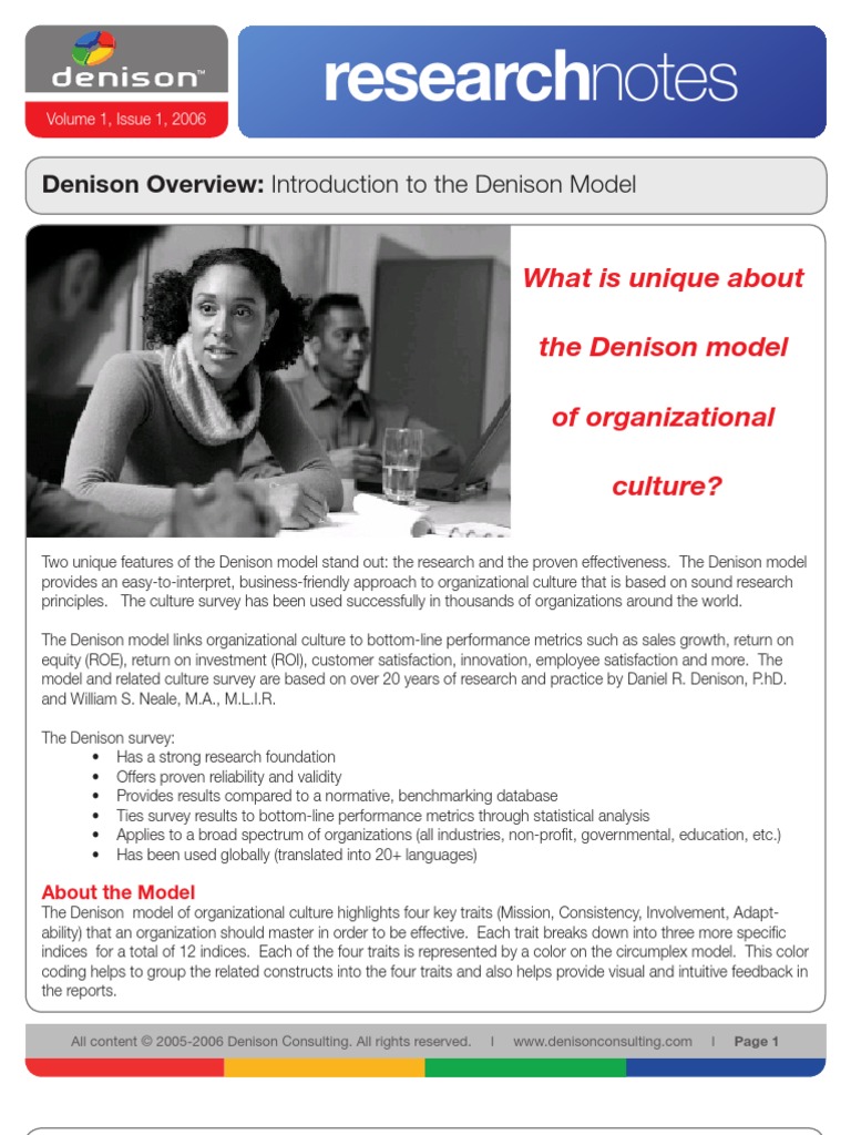 Denison Culture Survey Overview | PDF | Percentile | Organizational Culture