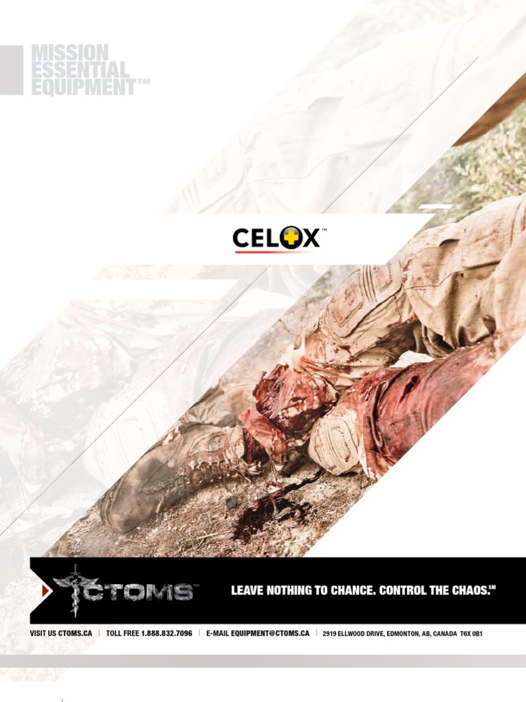 CELOX | PDF | Bleeding | Hemostasis