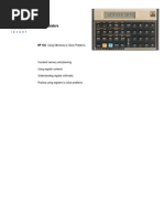 HP 12C Calculator User Guide | PDF | Percentage | Interest