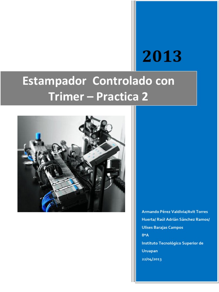 Estampador Controlado Con Trimmer | PDF | Controlador lógico ...