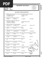 Adamjee Chemistry Notes | PDF