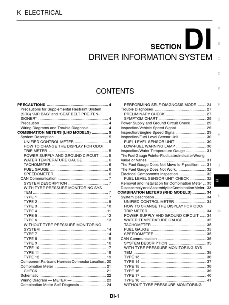 Driver Information System Guide | PDF | Anti Lock Braking System | Airbag