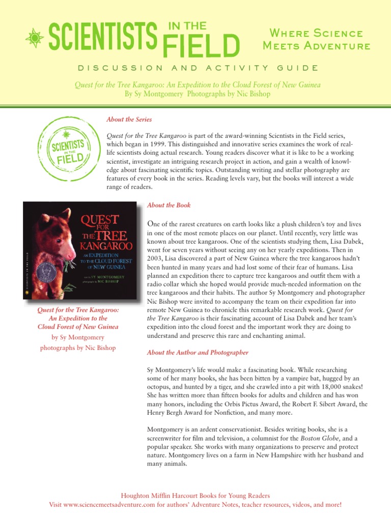 Quest For Tree The Kangaroo Discussion Guide | PDF | Hunting | Information