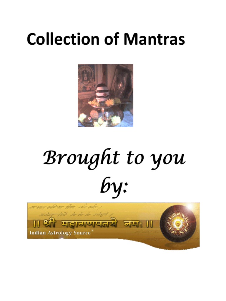 Collection of Mantras | PDF