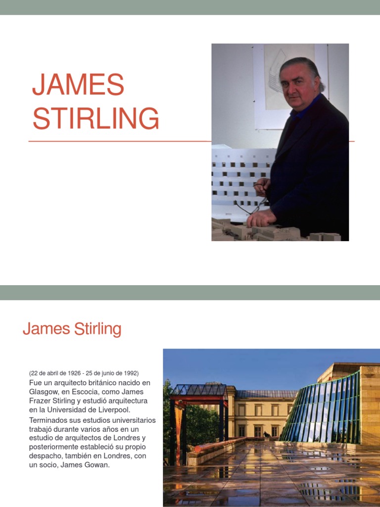 James Stirling: Arquitectura y Filosofía | PDF | Estética | Science